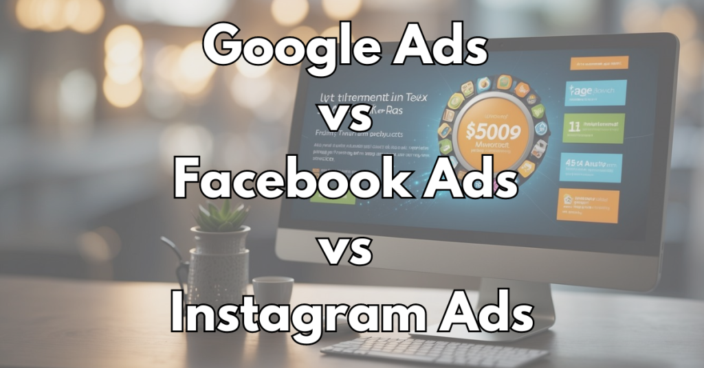 Google Ads vs Facebook Ads vs Instagram Ads: Comparing Digital Advertising Platforms - SEO ...